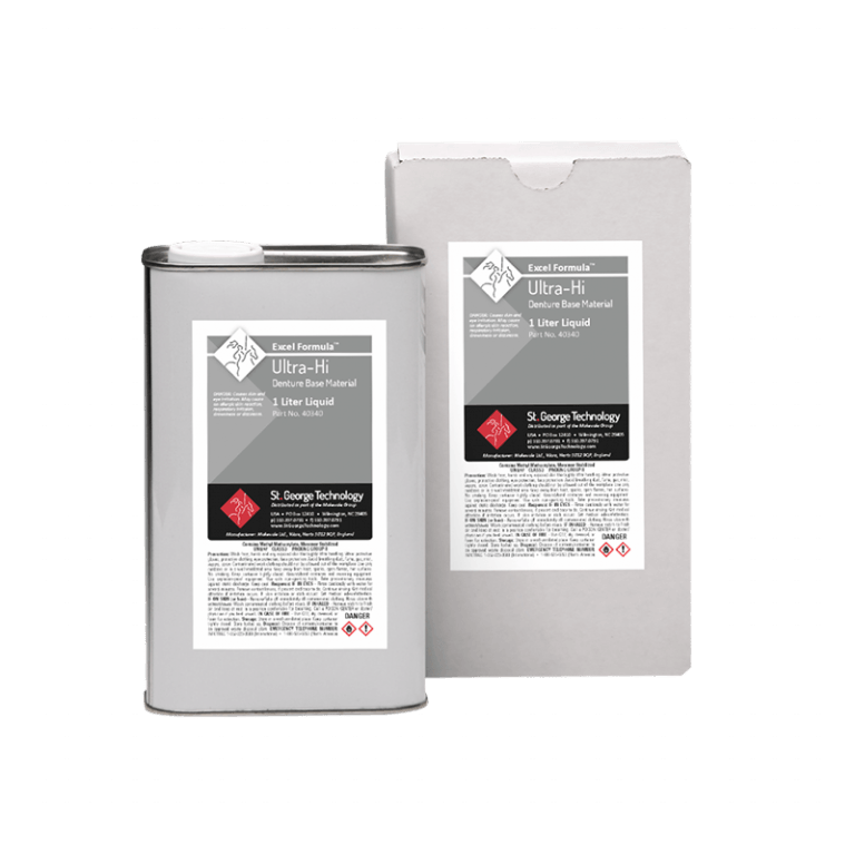 Excel Formula® Ultra-Hi (Heat Cure) Denture Base Material (Liquid Only ...